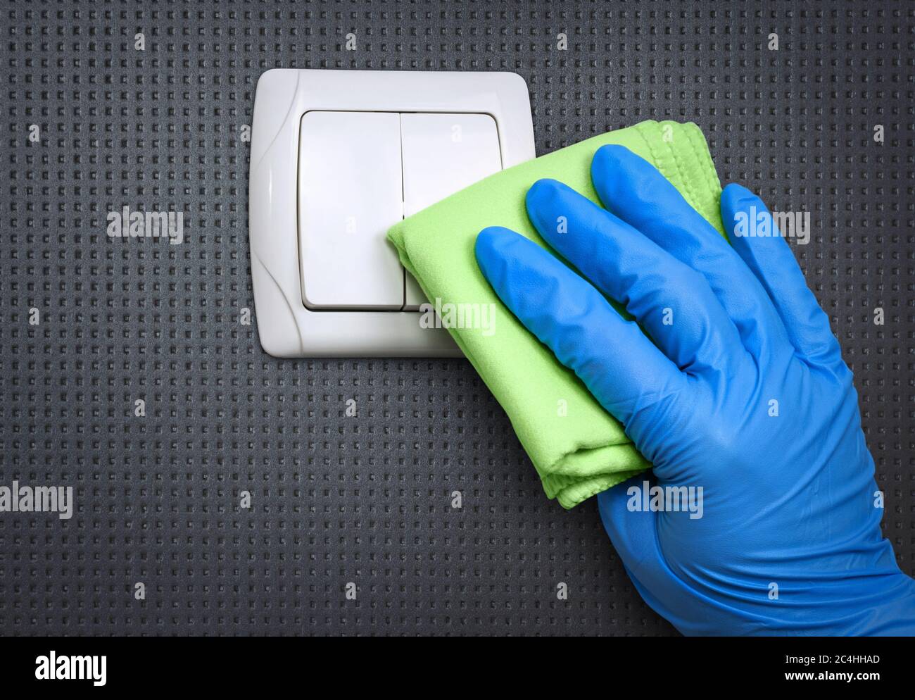 Cleaning the house. Disinfecting surfaces in the home to prevent ...