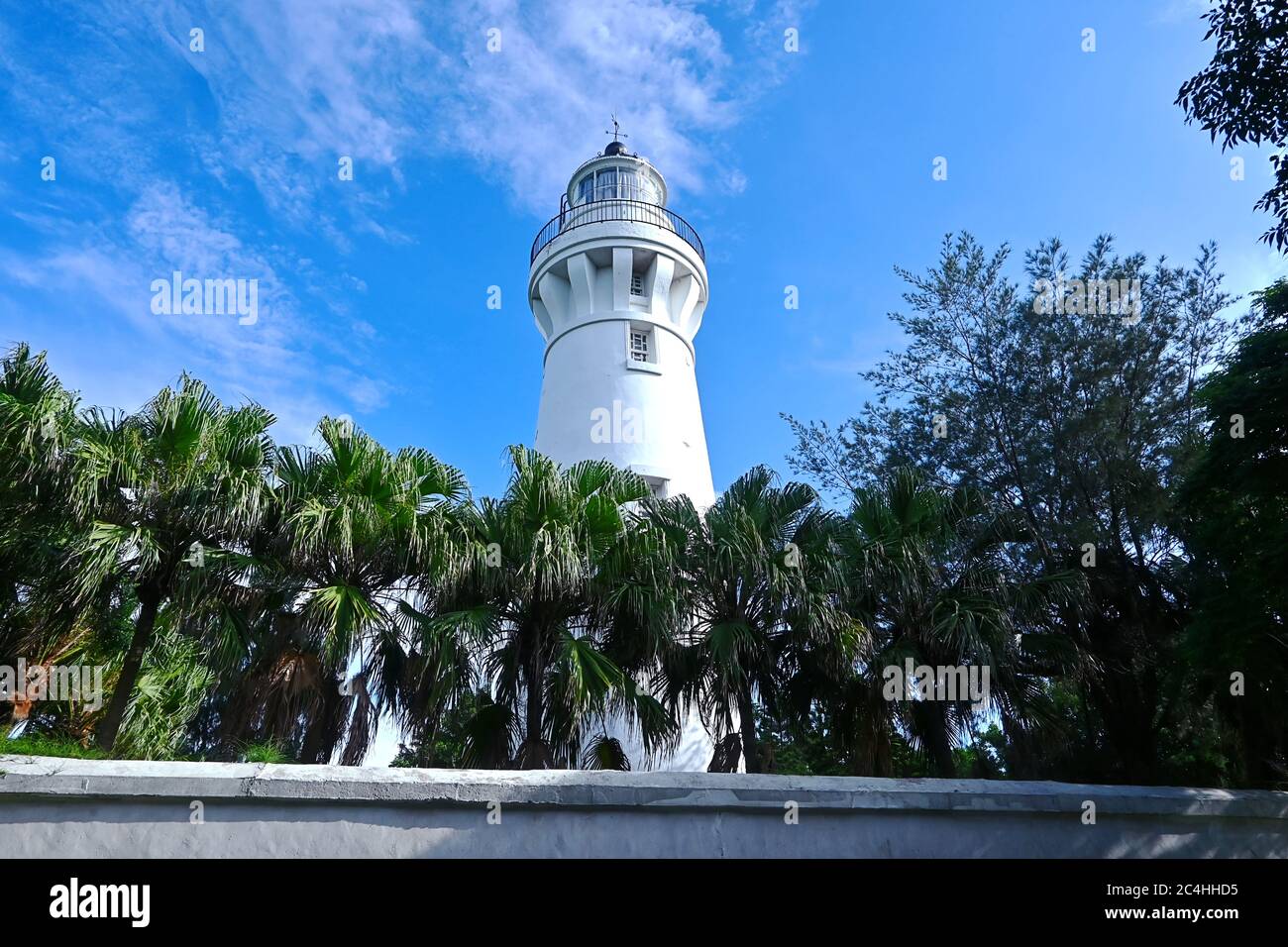Baishajia Lighthouse in Taoyuan City, Taiwan Stock Photo - Alamy