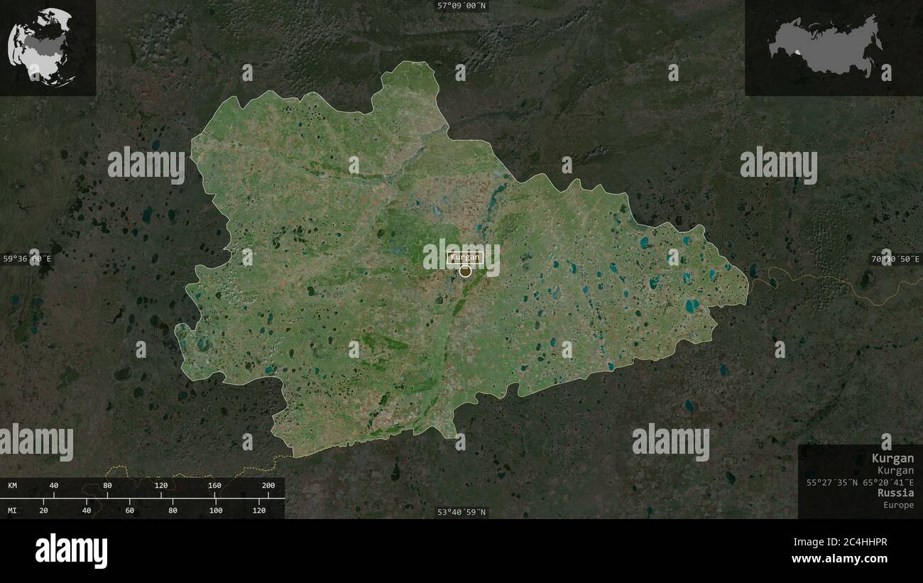 Kurgan outline map hi-res stock photography and images - Alamy