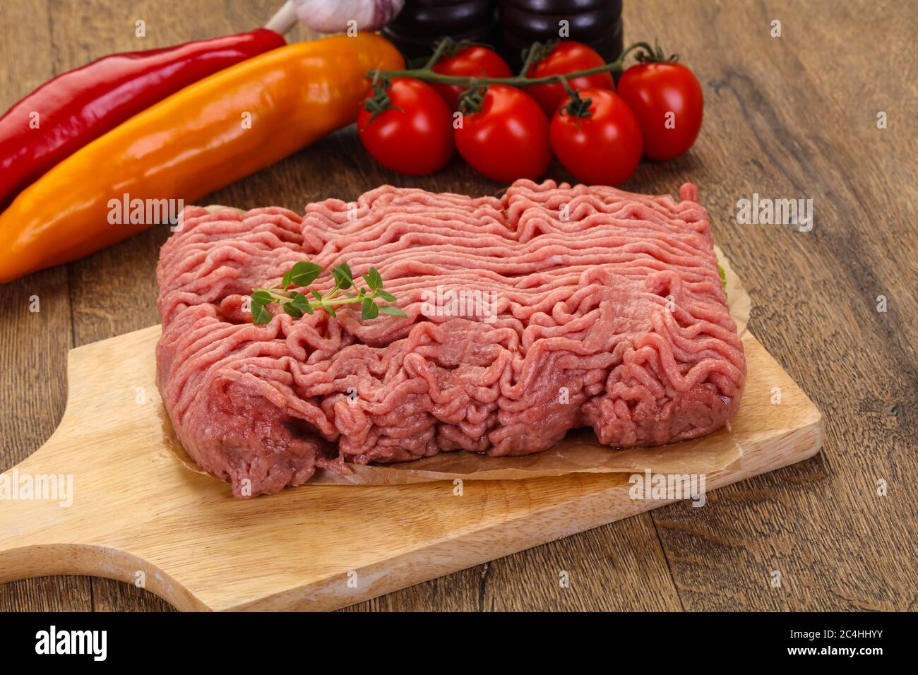 Raw turkey minced meat for cooking Stock Photo - Alamy