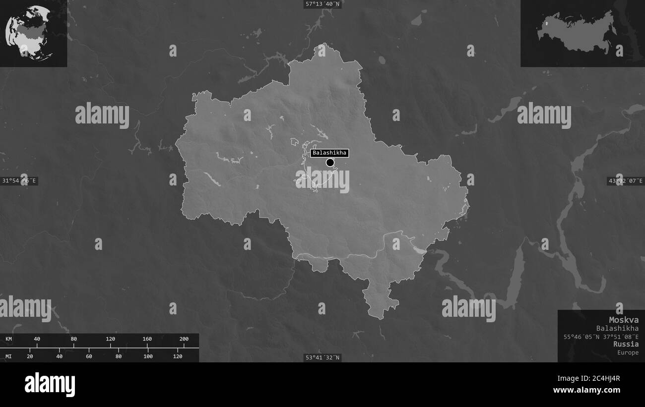 Moskva map Black and White Stock Photos & Images - Alamy