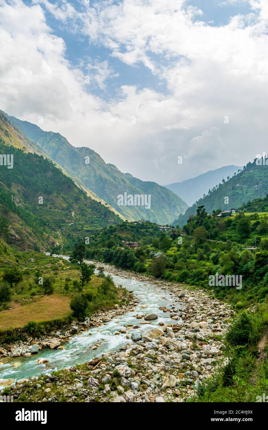 Kullu valley river hi-res stock photography and images - Alamy