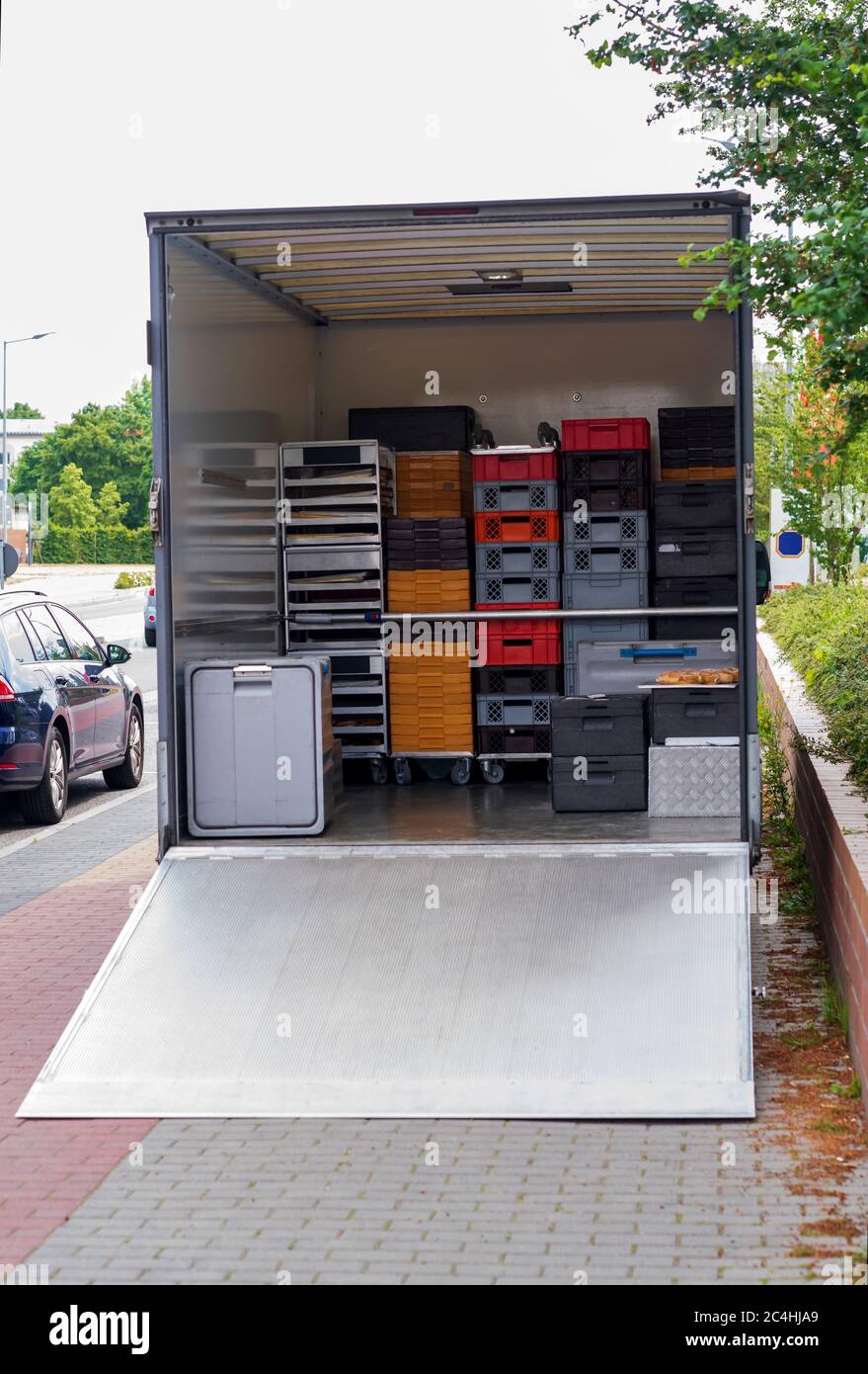 Vehicle loading ramp hi-res stock photography and images - Alamy