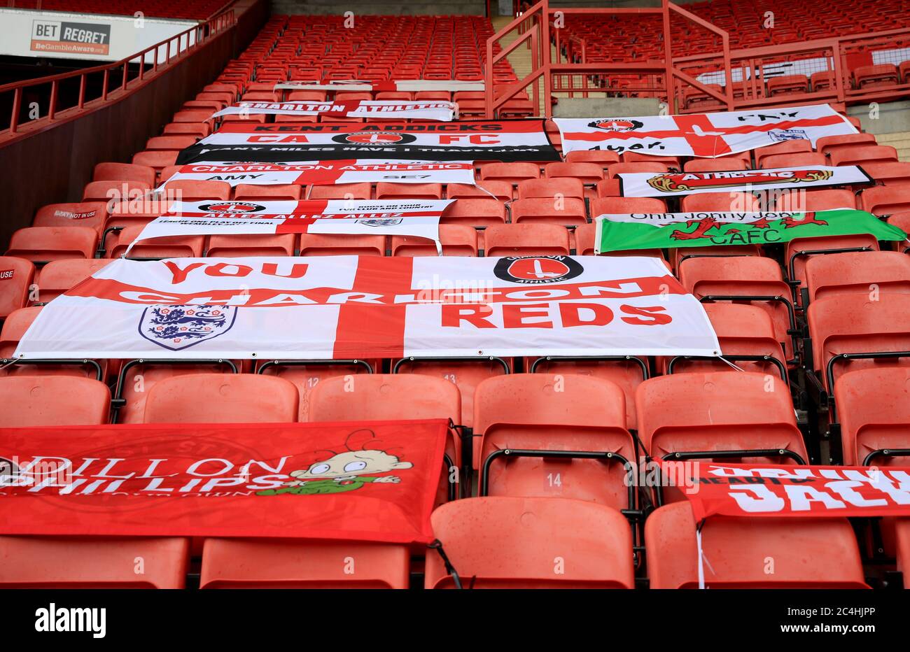 Charlton athletic flags hi-res stock photography and images - Alamy