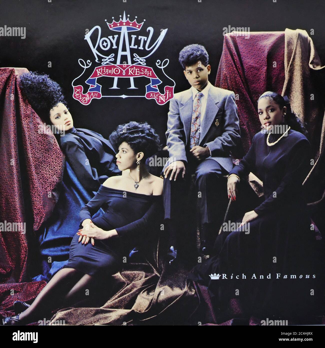 Royalty Rich and Famous 12'' Lp Vinyl - Vintage Record Cover Stock ...