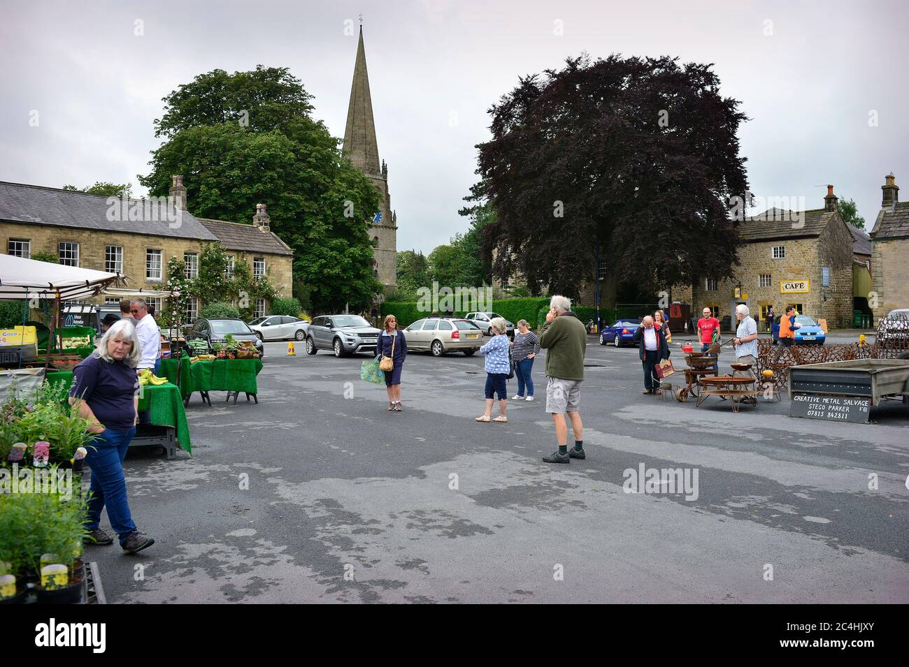 Masham Market Yorkshire England UK Stock Photo - Alamy