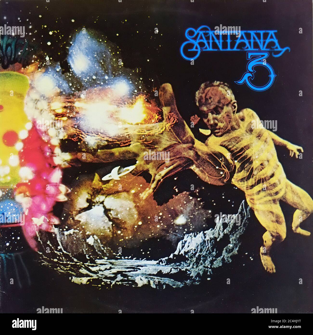 Santana 3 Third III 12'' Lp Vinyl - Vintage Record Cover 03 Stock Photo ...