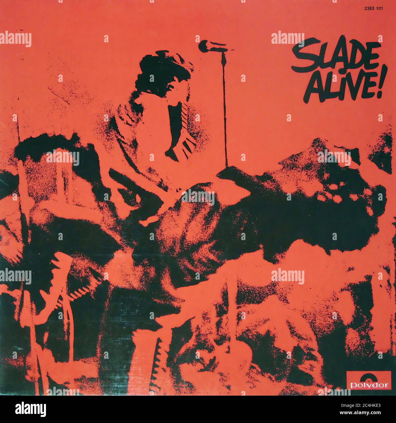 Slade Alive Austria 12'' Vinyl Lp - Vintage Record Cover Stock Photo ...