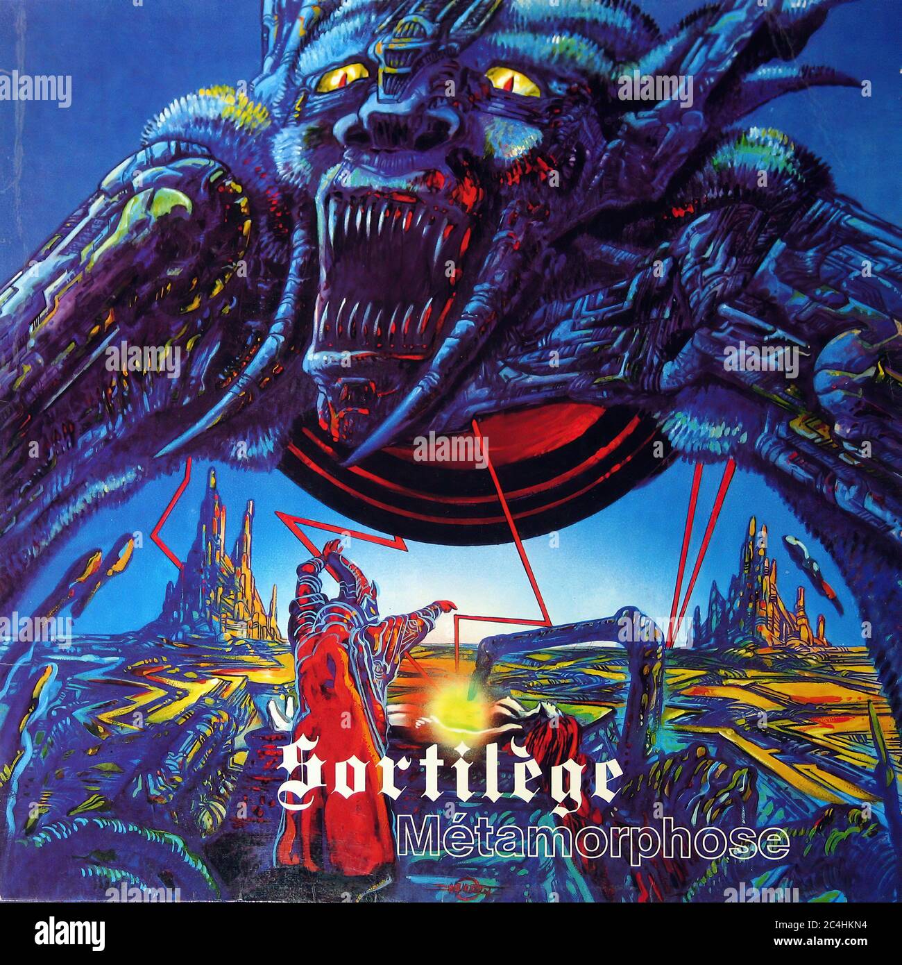 SortilÈge Metamorphose 12'' Vinyl Lp - Vintage Record Cover Stock Photo ...