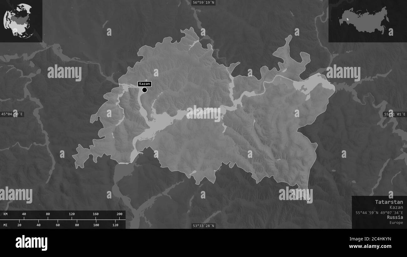 Tatarstan Map Tatarstan Free Map, Free Blank Map, Free Outline Map,