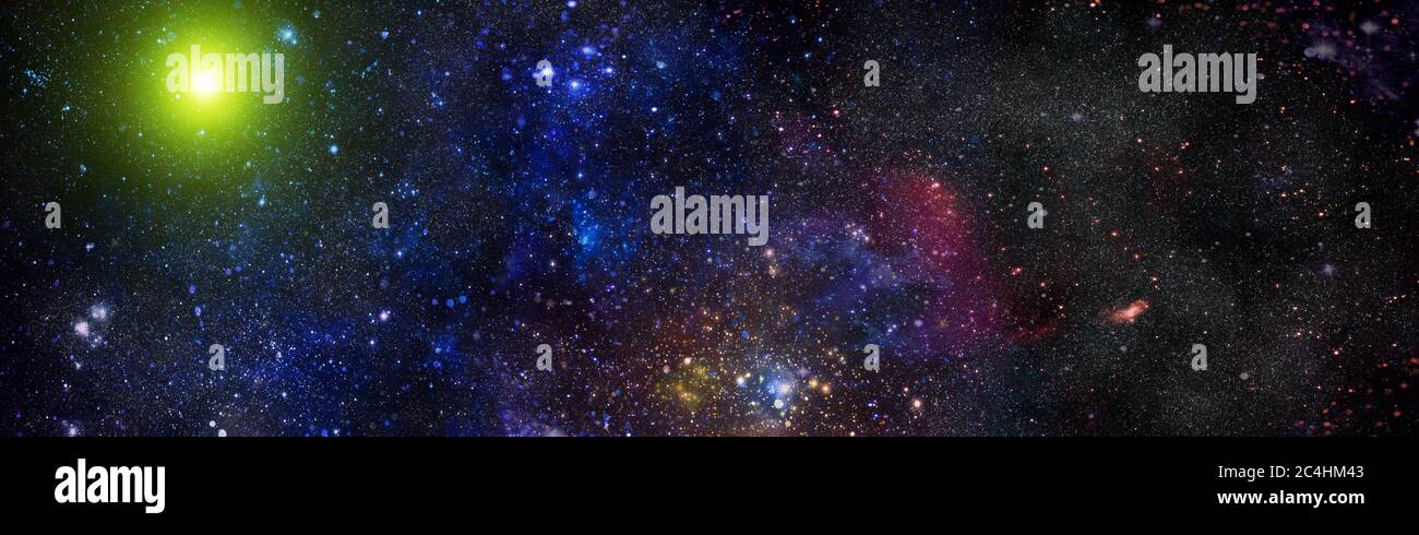 Stellar nebula and cosmic dust, cosmic gas clusters and constellations ...