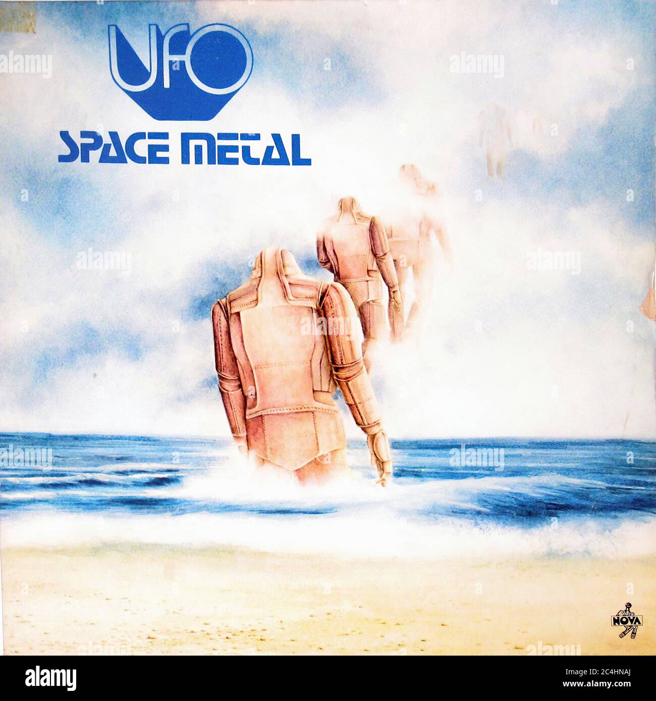 Ufo Space Metal Double 12'' Vinyl Lp - Vintage Record Cover Stock Photo ...