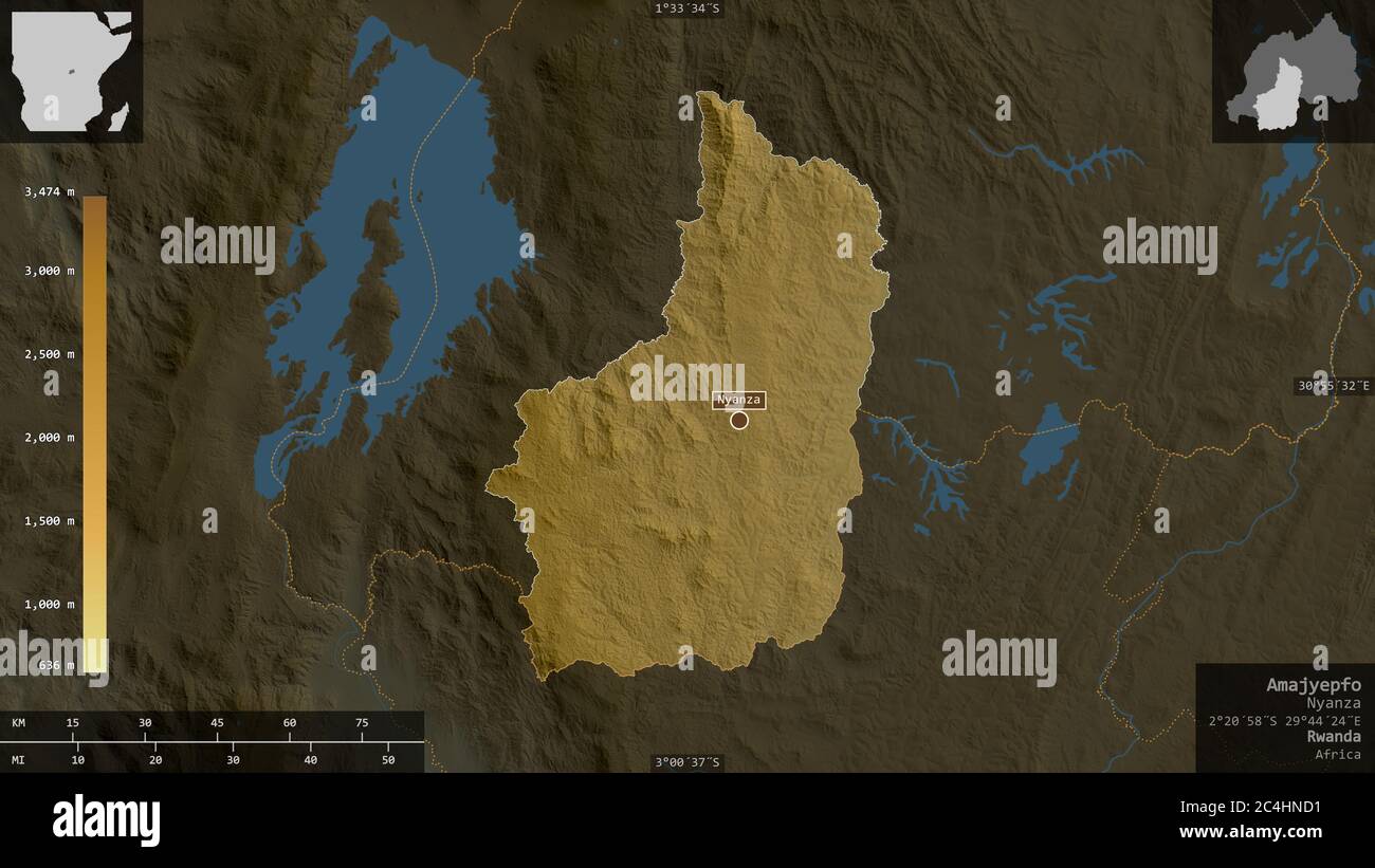 Amajyepfo outline map hi-res stock photography and images - Alamy