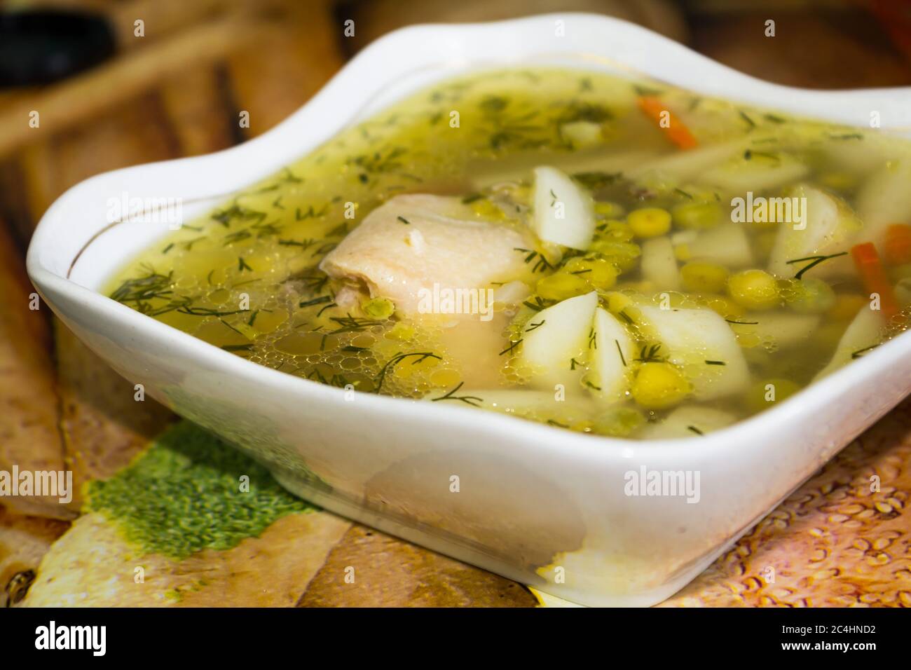 White square soup bowl hi-res stock photography and images - Alamy