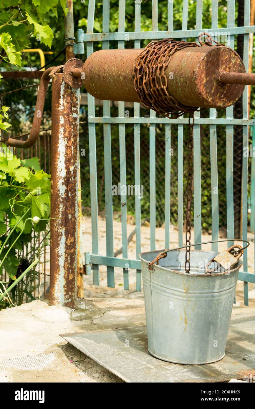 Water well cover hi-res stock photography and images - Alamy