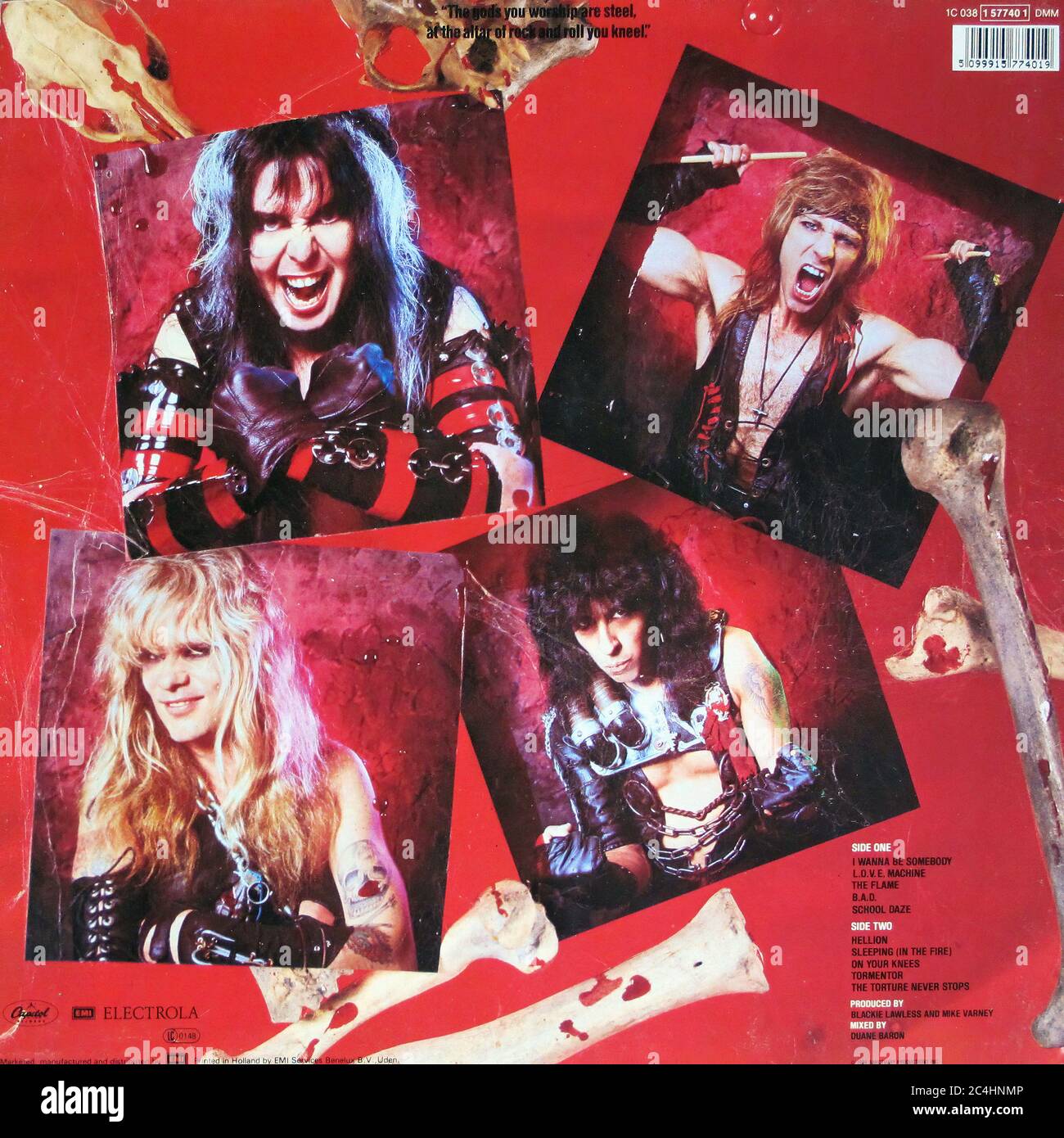 W.A.S.P. WASP Winged Assassins 12'' Vinyl Lp - Vintage record cover 01 ...