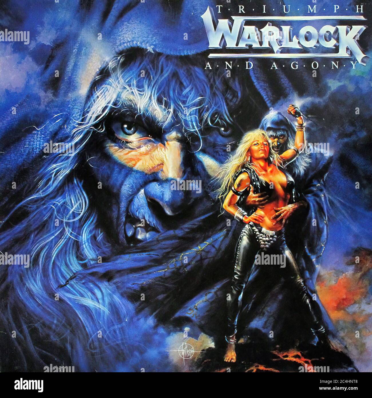 Warlock Triumph and Agony West Germany 12'' Vinyl Lp - Vintage Record ...