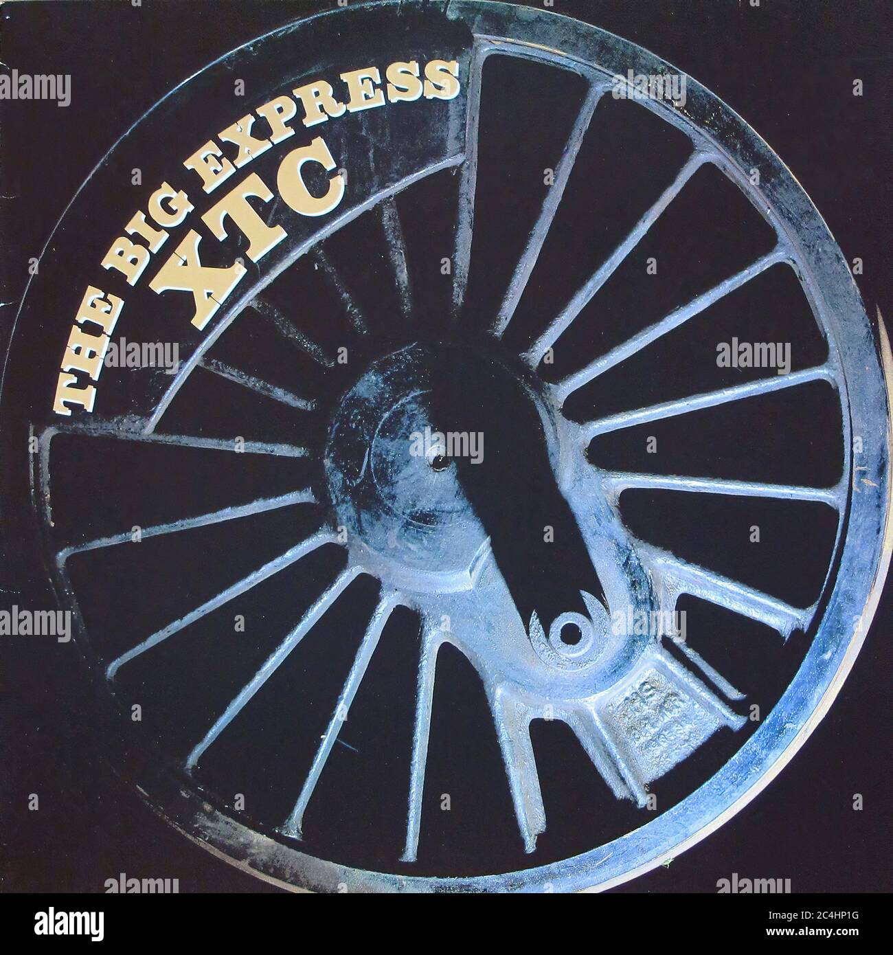 Xtc the Big Express 12'' Lp Vinyl - Vintage Record Cover Stock Photo ...