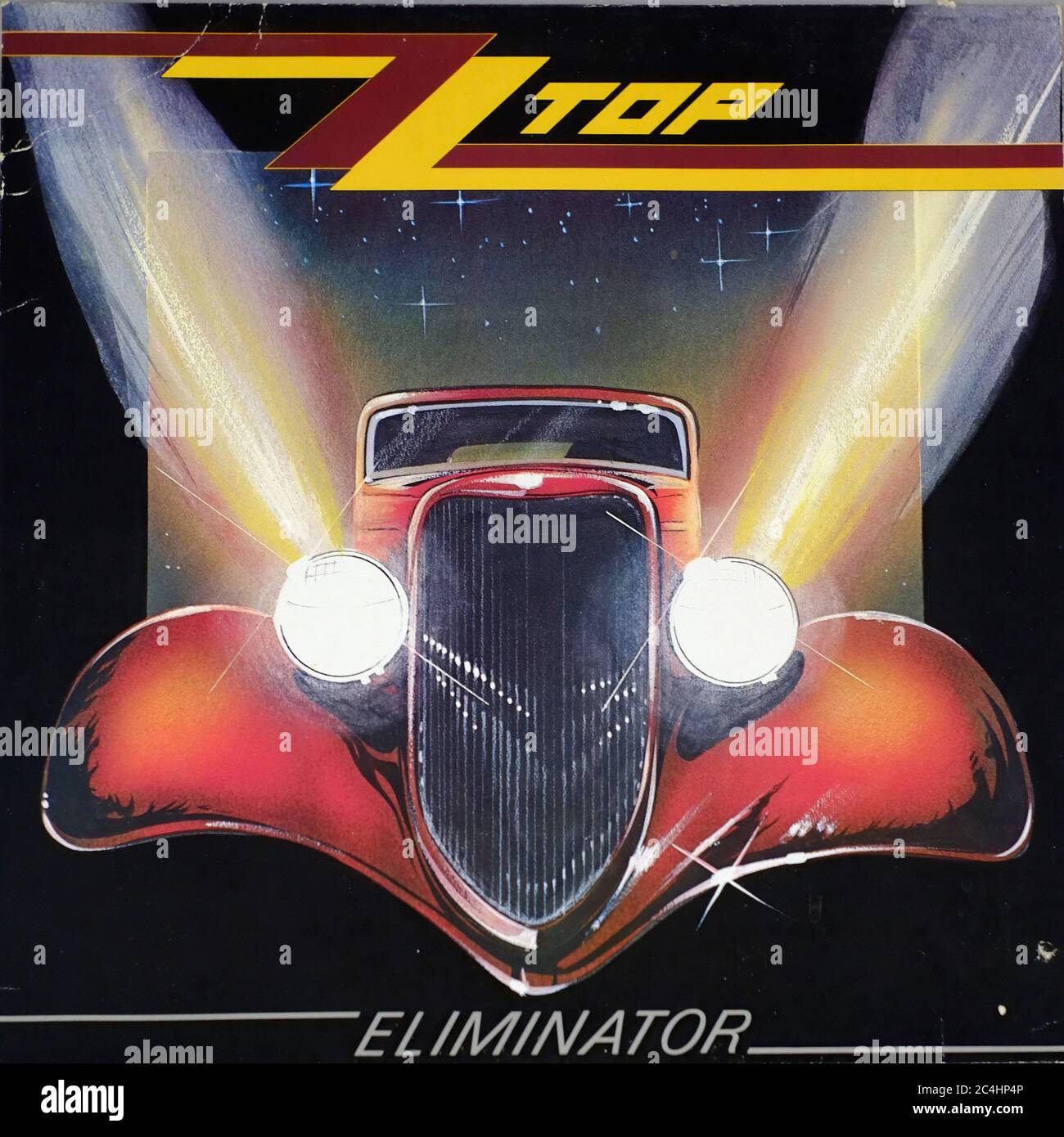 Zz Top Eliminator 12'' Lp Vinyl - Vintage Record Cover Stock Photo - Alamy