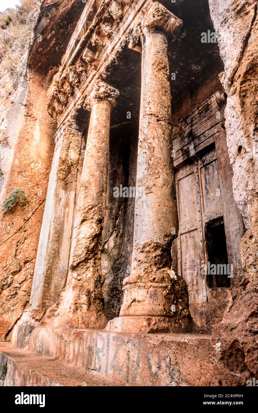 Lycian tomb of amyntas hi-res stock photography and images - Alamy
