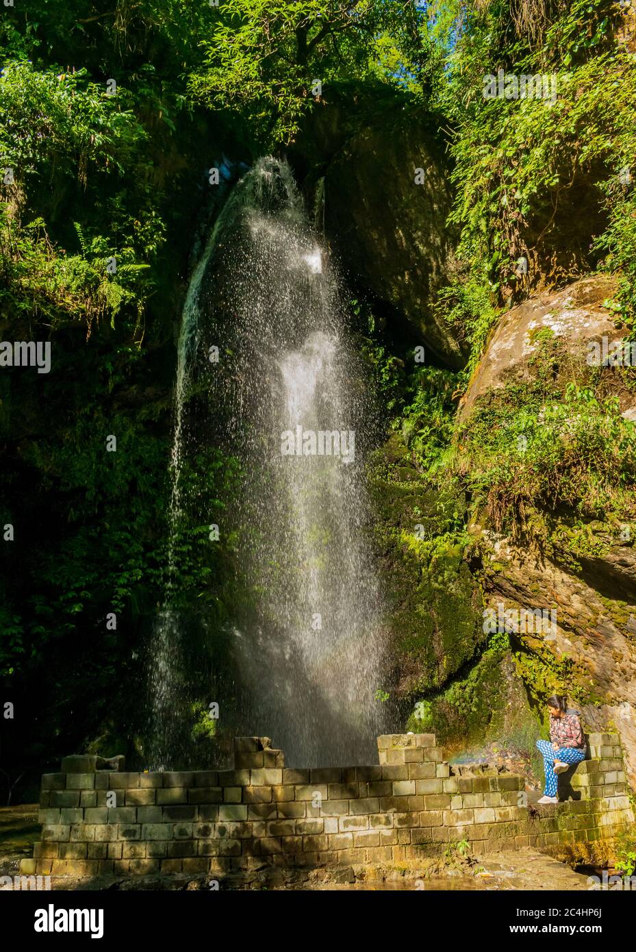 Jibhi Falls, Jibhi, Tirthan Valley, Himachal Pradesh, India Stock Photo ...