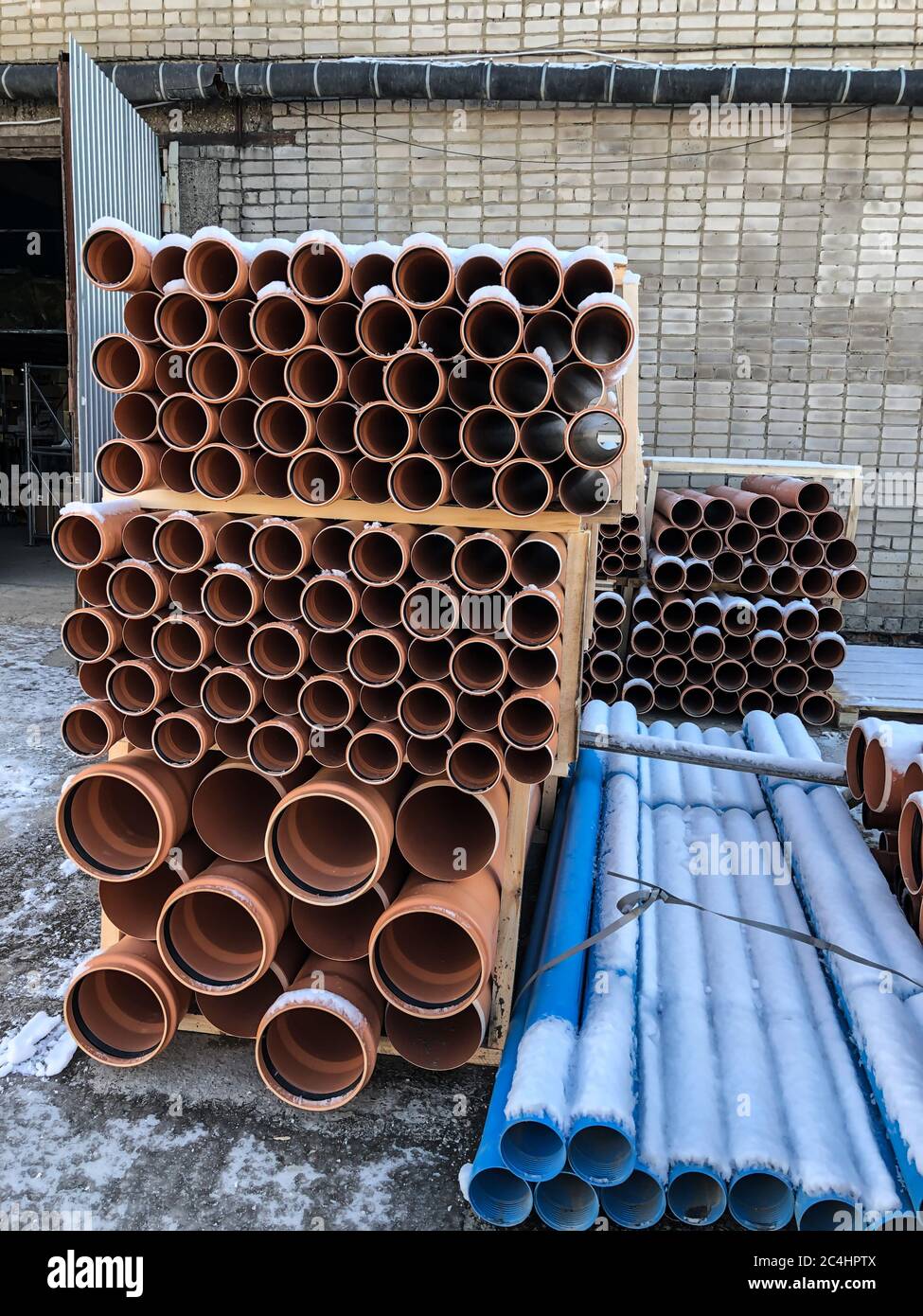 pipes for plumbing, sewage, water Stock Photo - Alamy