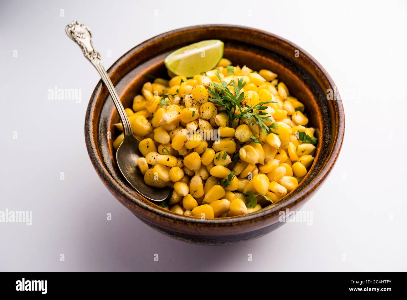 Spicy Masala Sweet Corn is a tasty roadside Indian snack, which is very ...