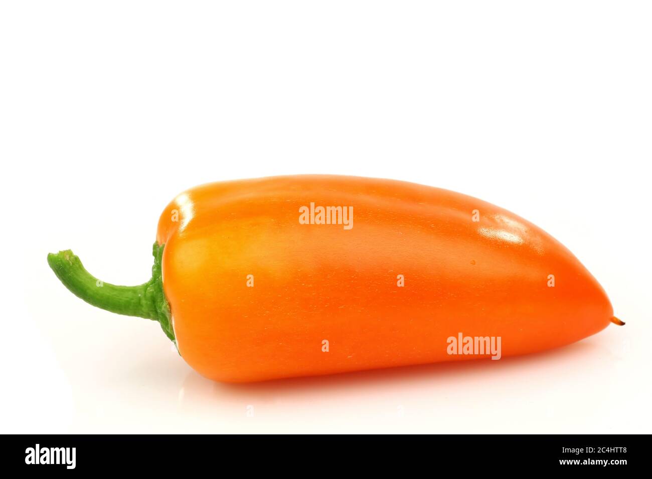 Orange peppers on plant hi-res stock photography and images - Alamy