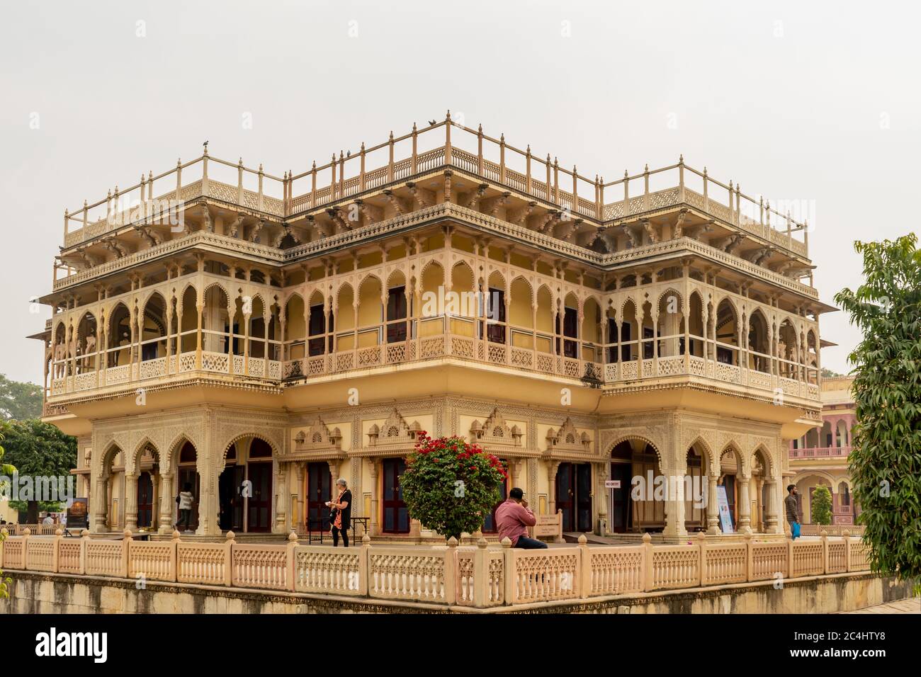 Jaipur, Rajasthan, India; Feb, 2020 : architecture of the City Palace ...