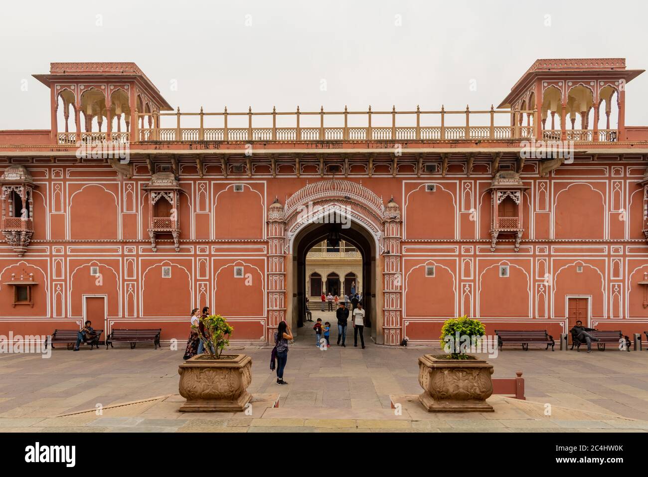 Jaipur, Rajasthan, India; Feb, 2020 : architecture of the City Palace ...