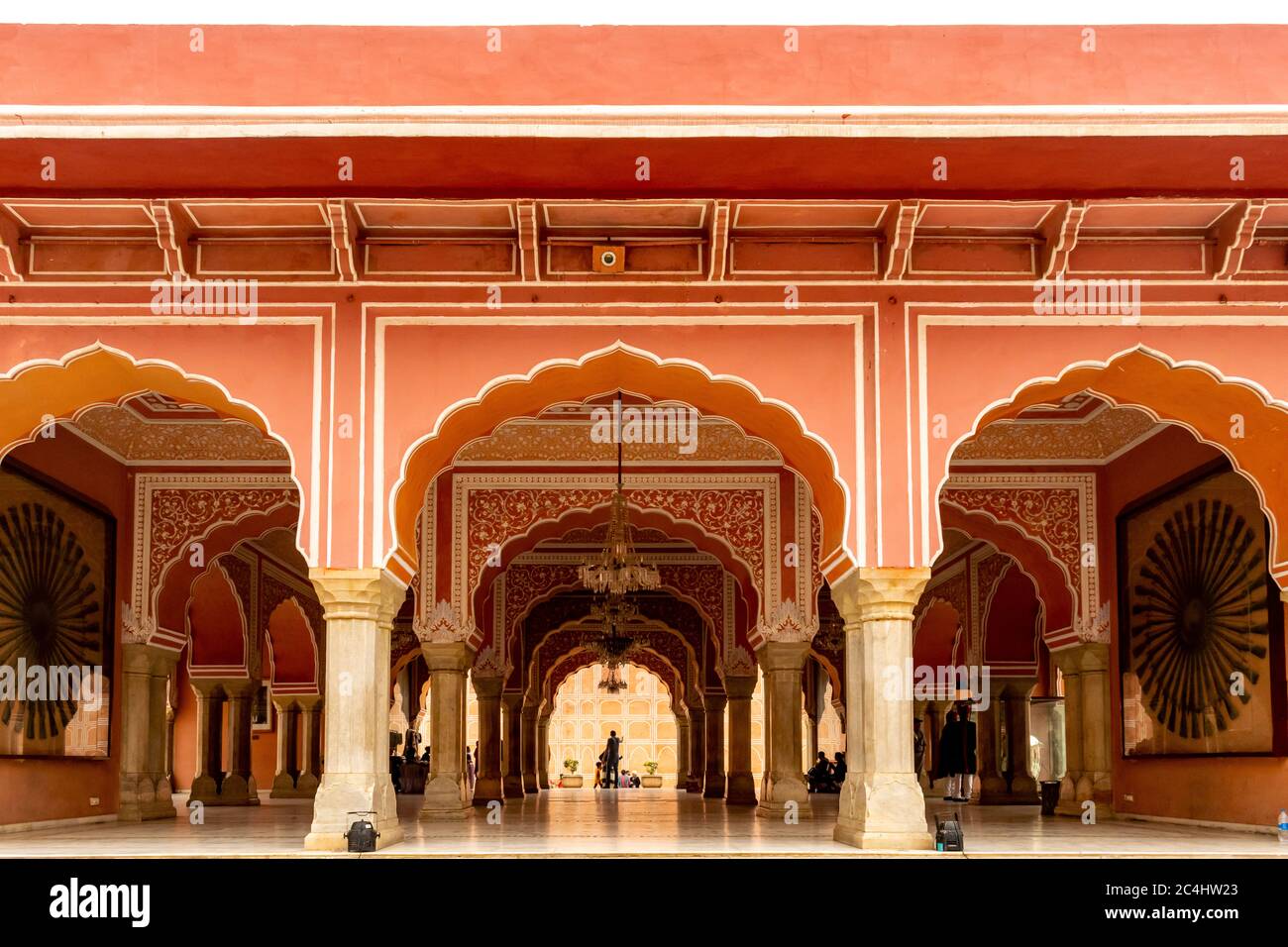 Jaipur, Rajasthan, India; Feb, 2020 : architecture of the City Palace ...