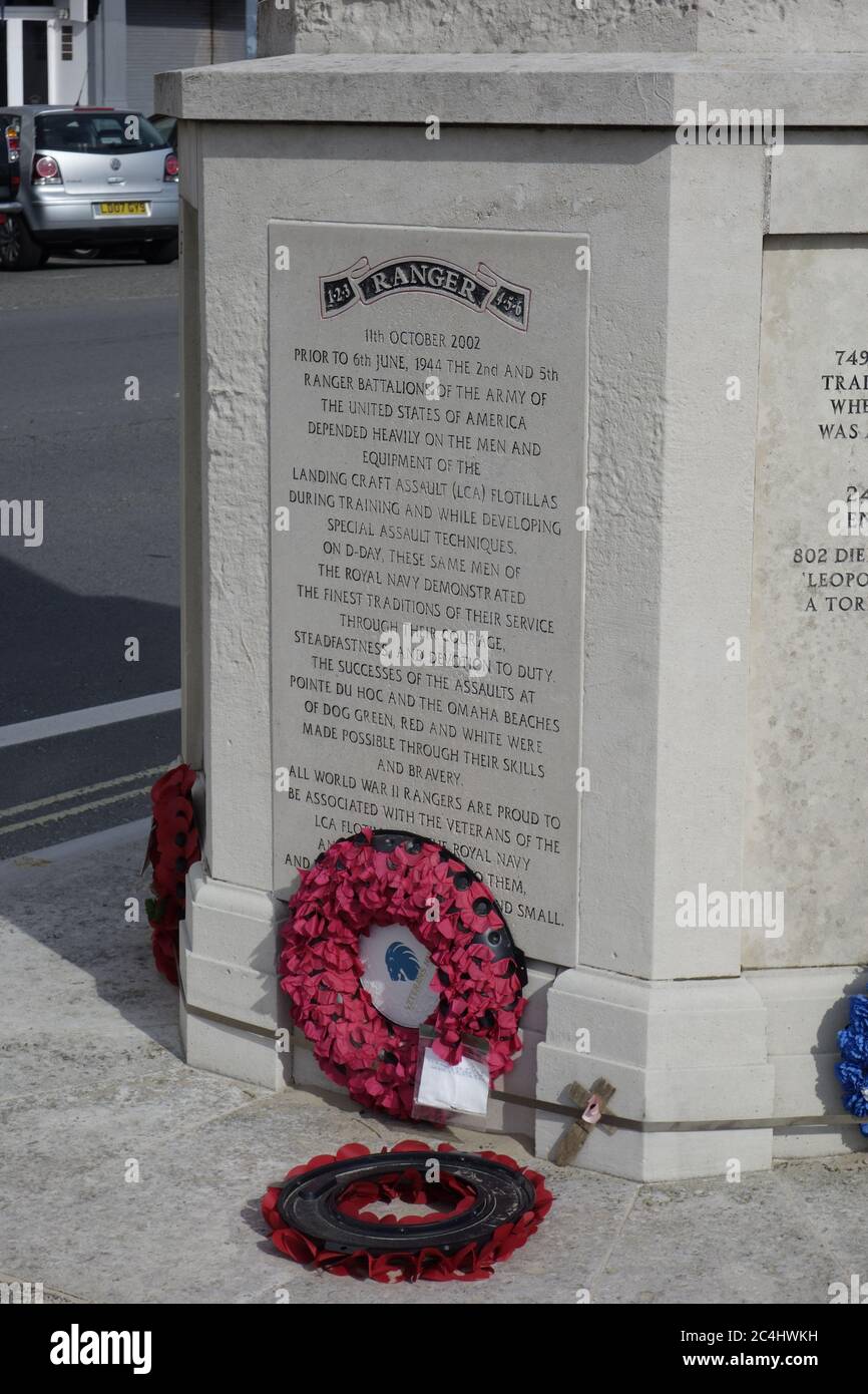 rangers war memorial weymouth town centre promenade war memorial dorset ...