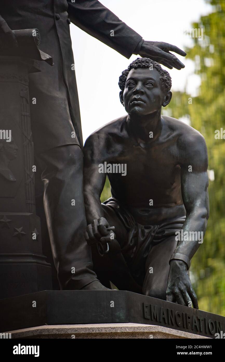 Emancipation memorial hi-res stock photography and images - Alamy