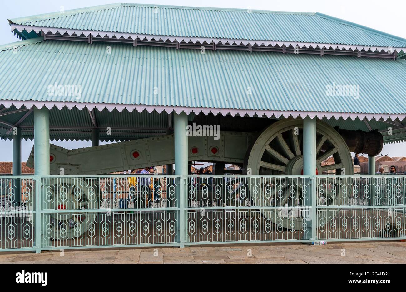 Jaipur, Rajasthan, India; Feb, 2020 : Jaivana Cannon on Jaigarh Fort ...