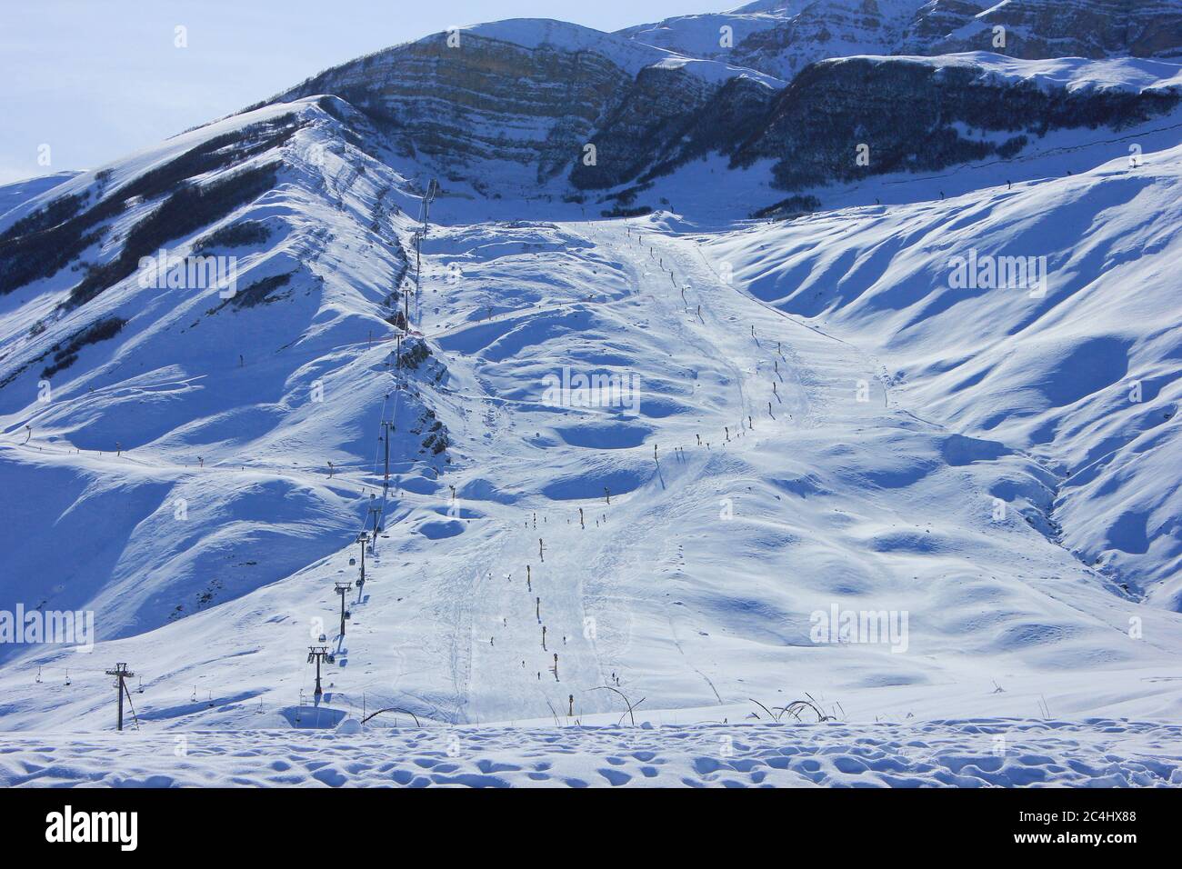 Azerbaijan. Ski complex Shahdag. Located in the north of Azerbaijan ...