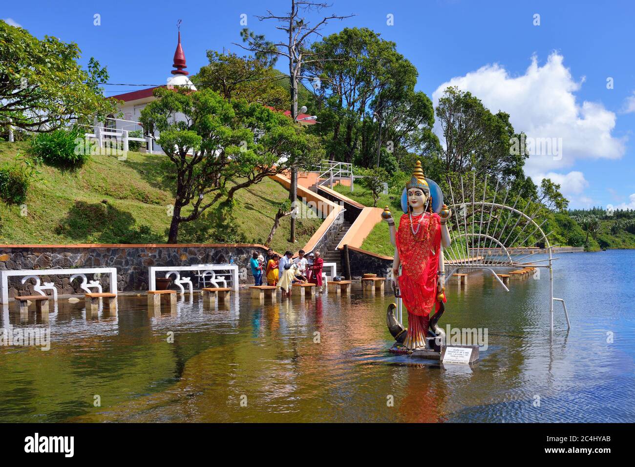 MAURITIUS - MAY 01, 2013: Grand Bassin - hindu temples of Mauritius ...