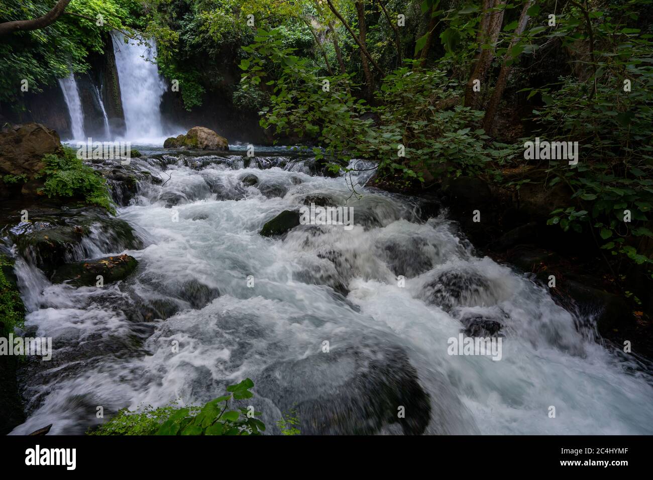 Hermon Stream - Banias Stream- ahal Hermon also known as Nahal Banias ...