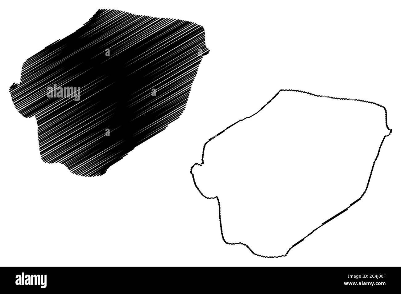 Dhanbad City (Republic of India, Jharkhand State) map vector ...