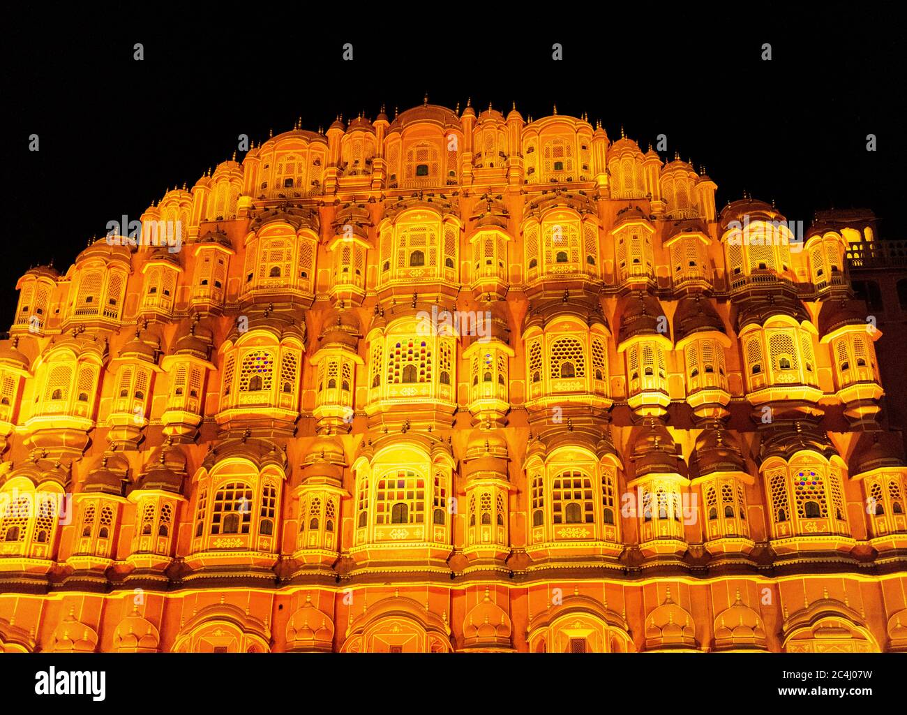 Hawa Mahal At Night