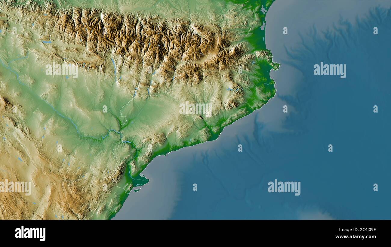 Catalogne map hi-res stock photography and images - Alamy
