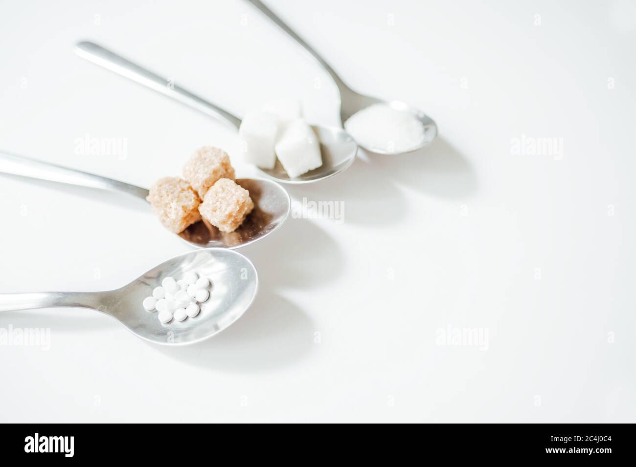 Different types of sugar Stock Photo - Alamy