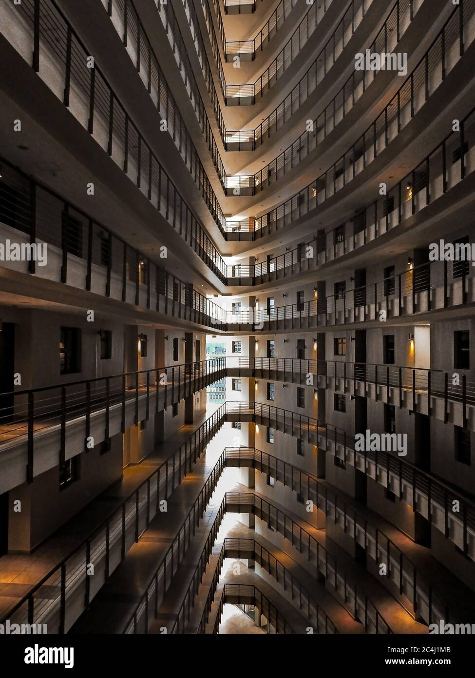 Modern interior of a business center in the city center Stock Photo - Alamy