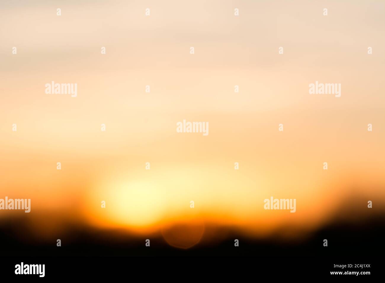 Blurred sunset background hi-res stock photography and images - Alamy