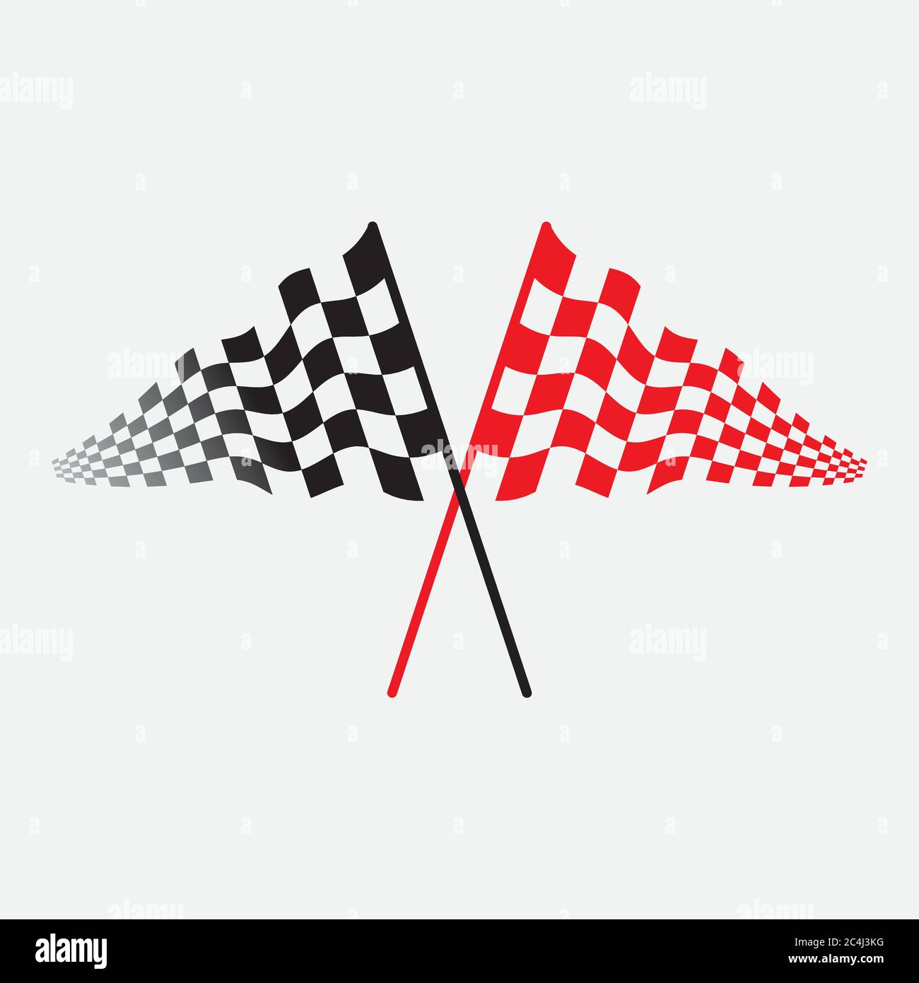 Race flag icon, simple design illustration vector Stock Vector Image ...