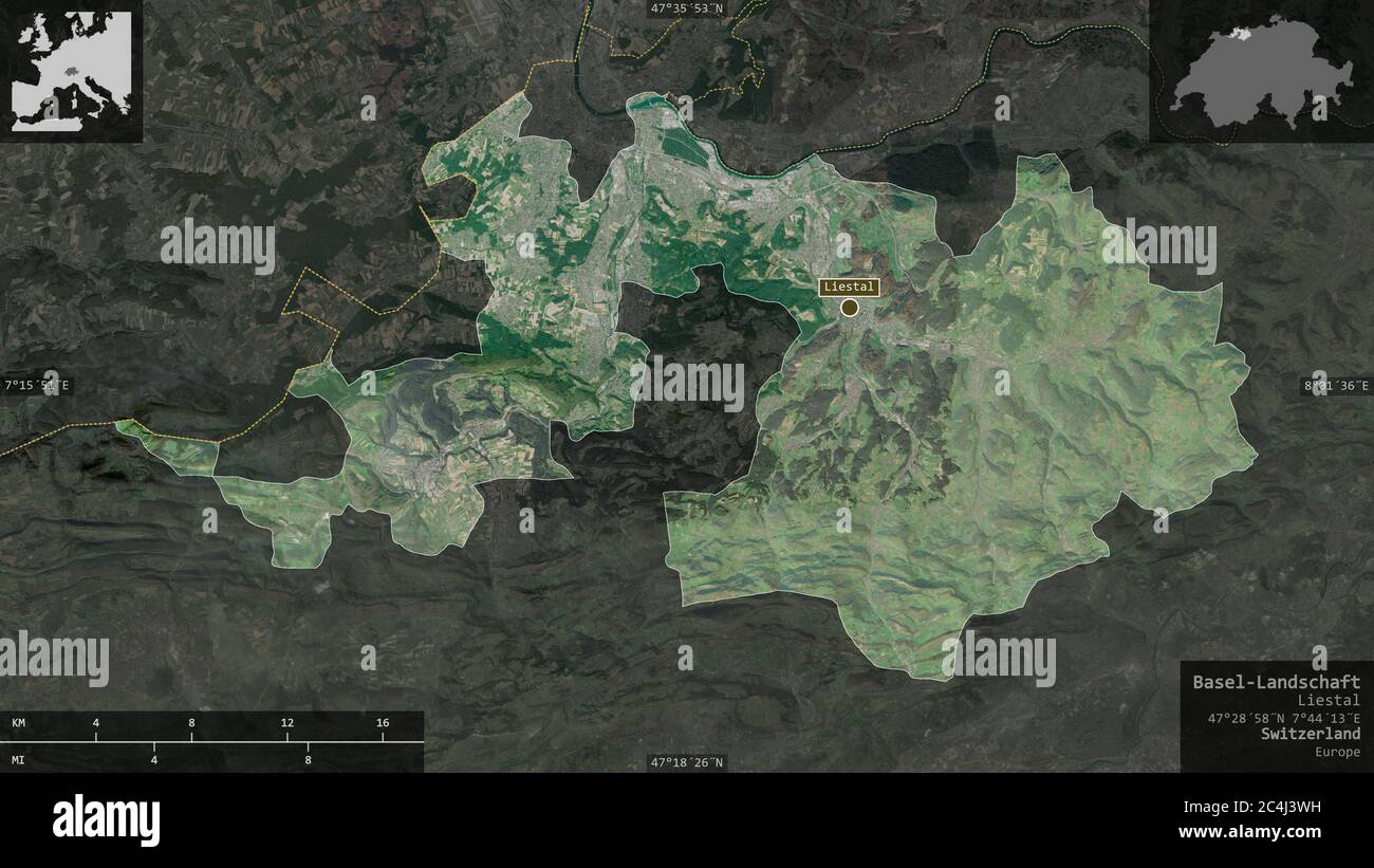Basel area map hi-res stock photography and images - Alamy