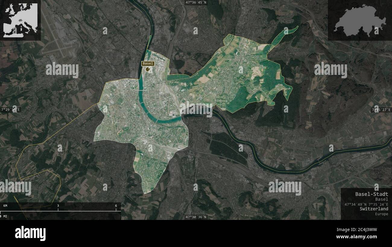 Basel area map hi-res stock photography and images - Alamy