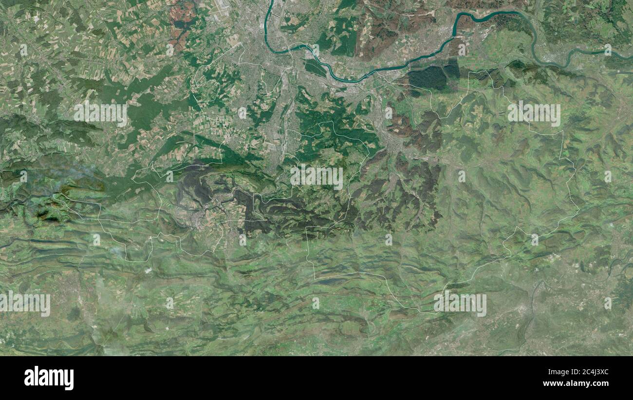 Basel area map hi-res stock photography and images - Alamy