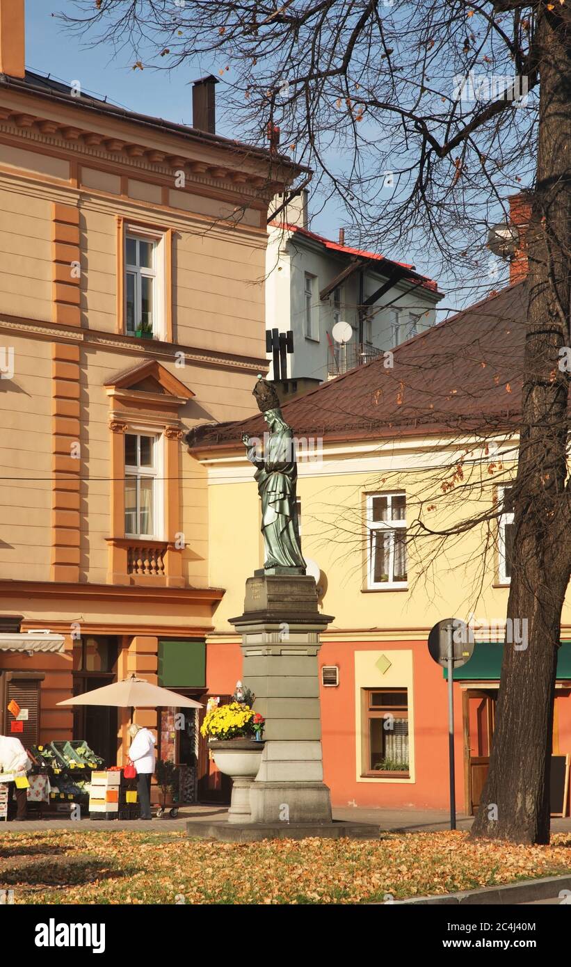 Gorny Rynek in Cieszyn. Poland Stock Photo - Alamy
