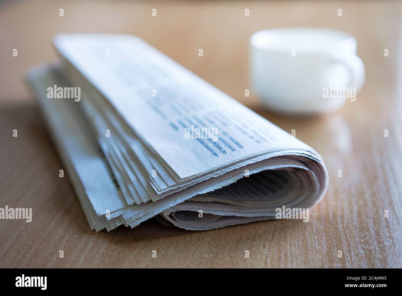 Folded Newspaper