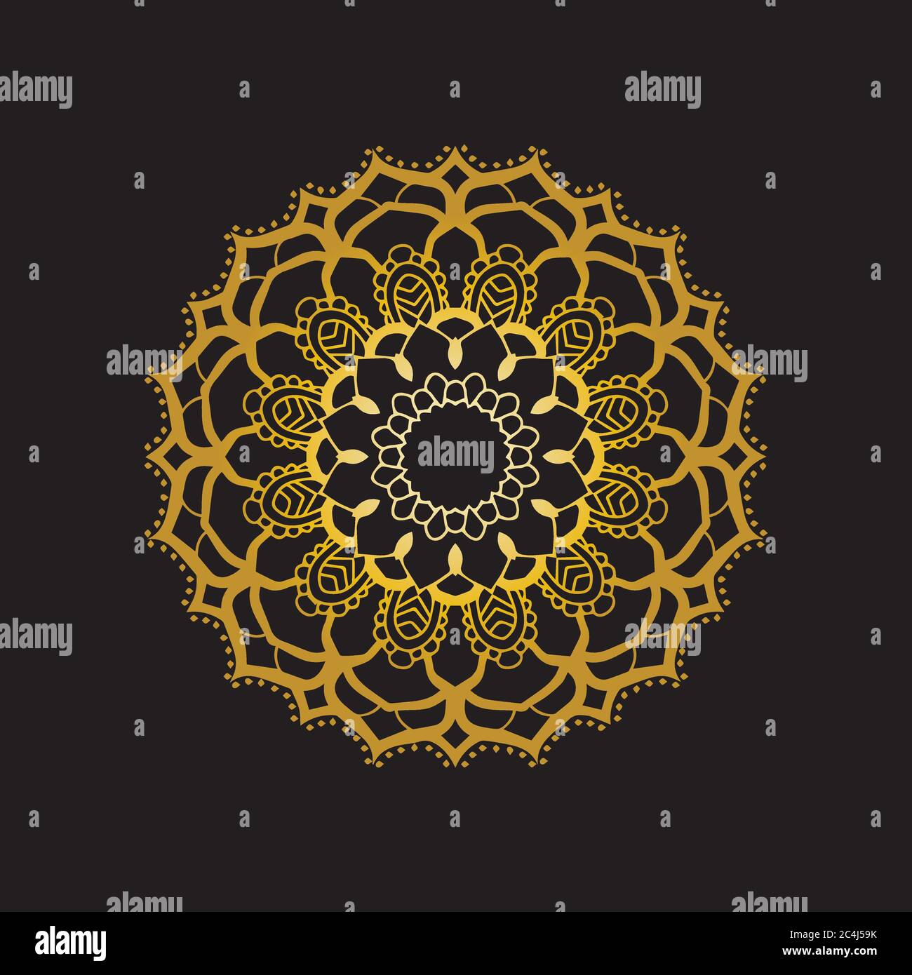 Mandala background vector image template Stock Vector Image & Art - Alamy